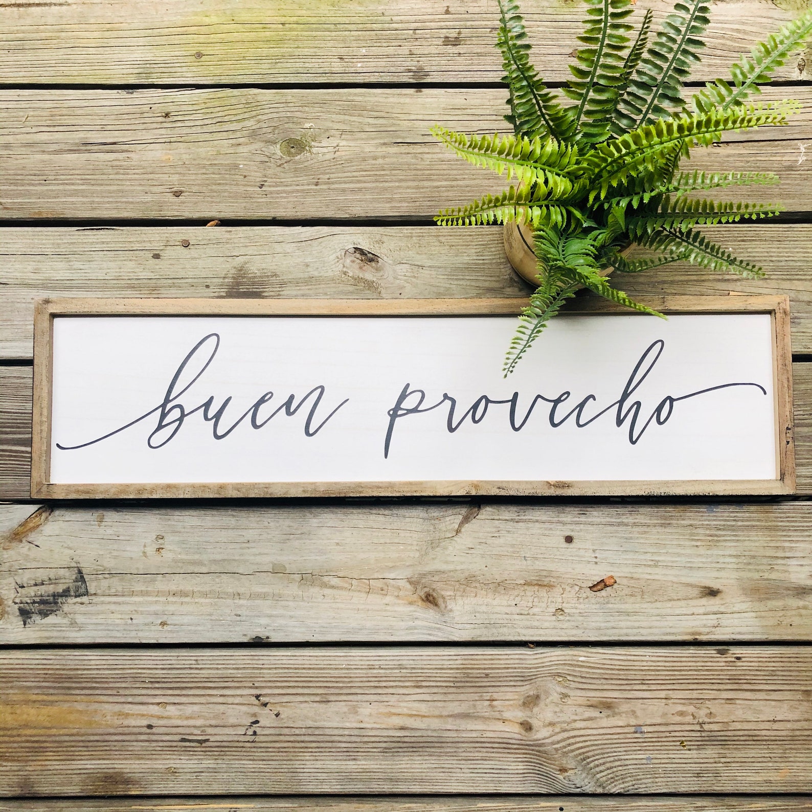 Buen Provecho Kitchen Sign - Etsy