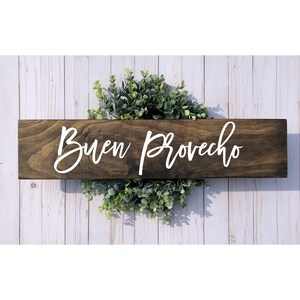 Buen Provecho Kitchen Sign - Etsy