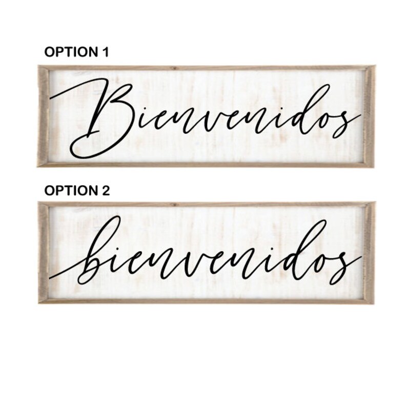 Bienvenidos welcome Sign - Etsy