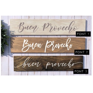 Buen Provecho Kitchen Sign - Etsy