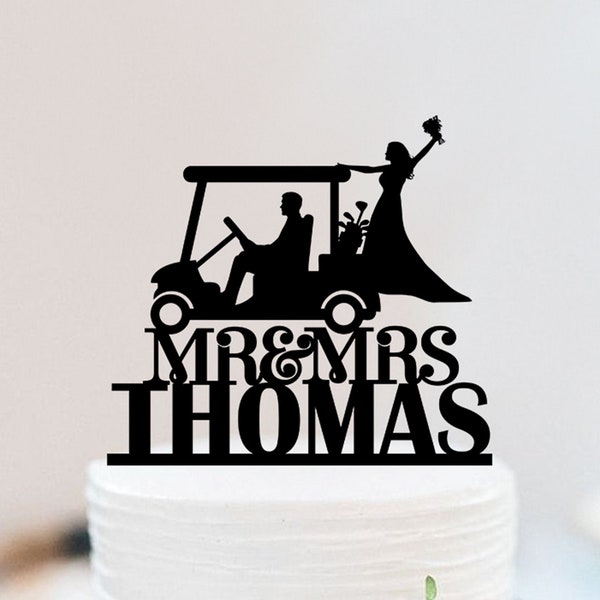 Golf Cart Wedding Cake Topper - Etsy Ireland