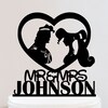 Computer Programmer Wedding Cake Topper Custom Game Cake Topper Bride and Groom Cake Topper Mr ...