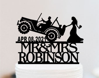 Jeep Wedding Cake Topper | Etsy