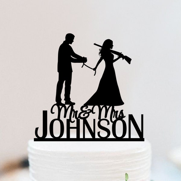 The Hunt is Over Cake Topper - Etsy