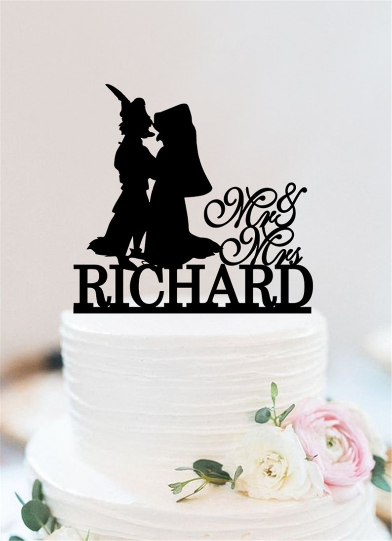 Robin Hood and Maid Marian Cake Topper Custom Cake Topper - Etsy