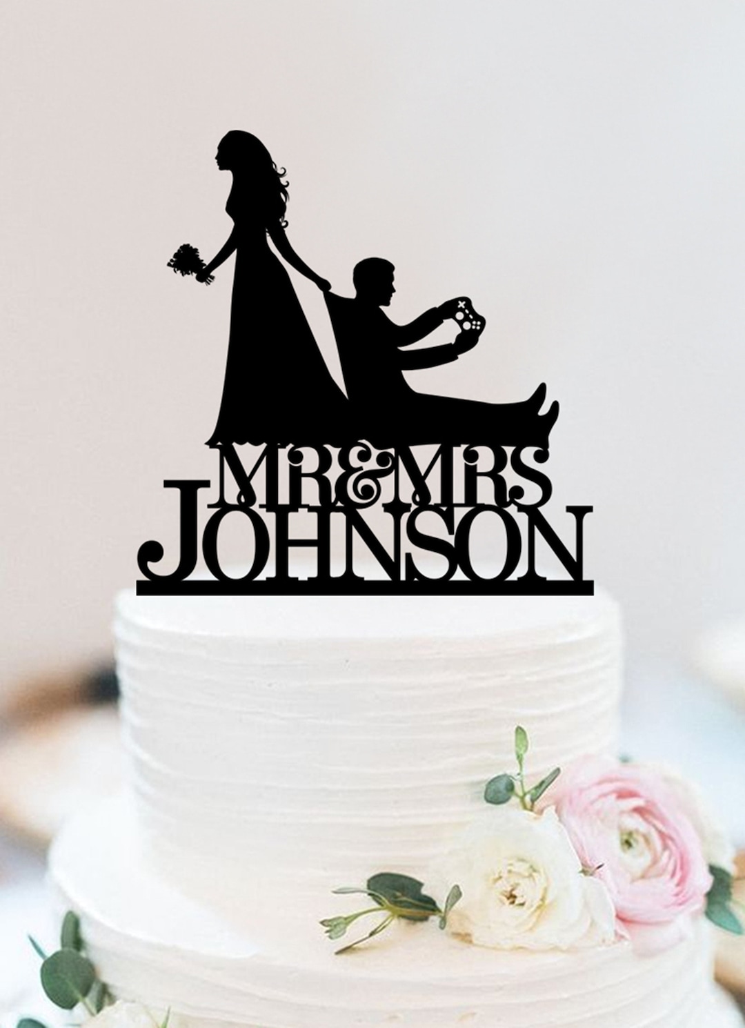 Game Cake Topper,video Game Wedding Cake Topper,funny Cake Topper, Game ...
