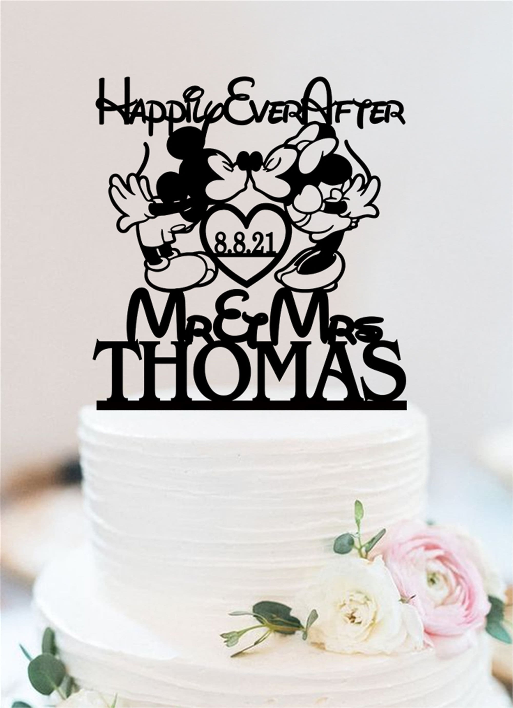 Mickey Mouse Wedding Cake Topper