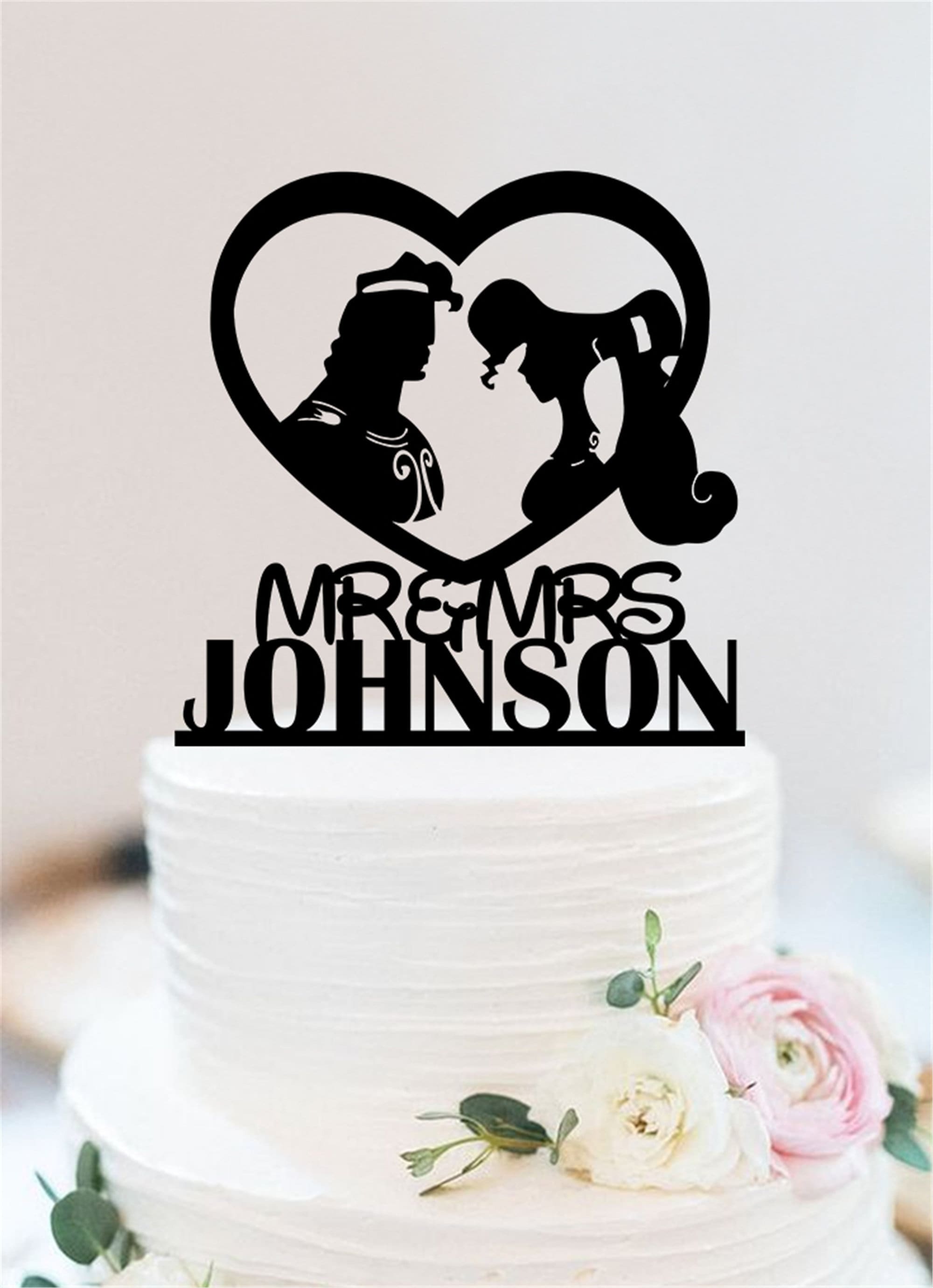 Hercules and Megara Cake Topper | Hero Wedding Cake Topper | Hercules ...