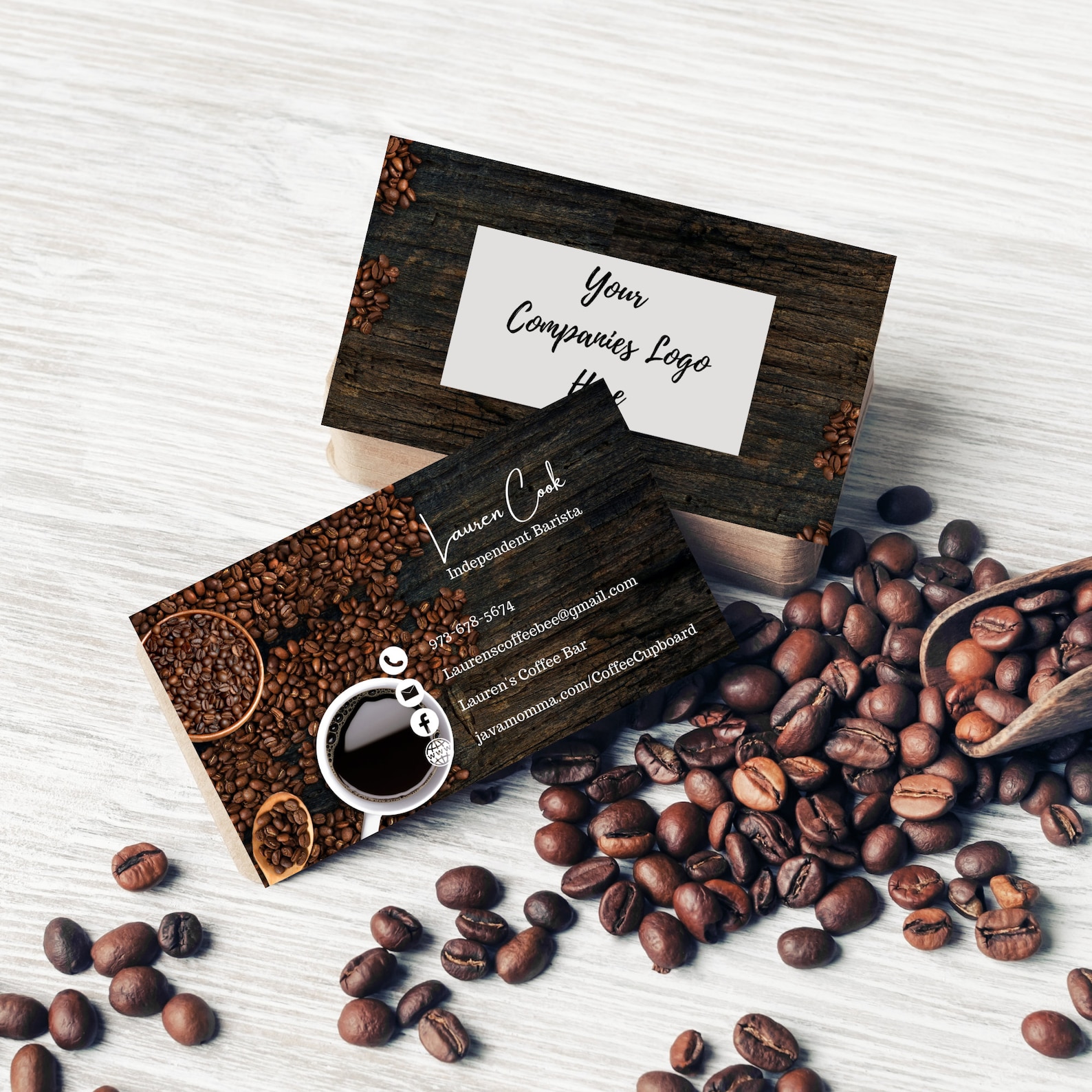 Coffee Consultant Barista Cafe Coffee Business Card | Etsy