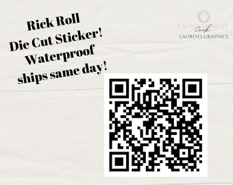 Rick Roll Qr Code - Etsy