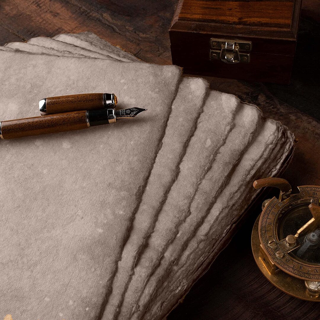 Watercolor Paper ASH Color I Letter Sized Vintage Paper 8.5 - Etsy