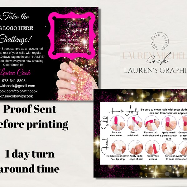 Colorstreet Sample Cards - Etsy