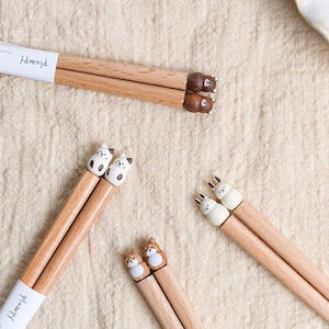 Japan Plumpy Cutie Animal Chopsticks - Etsy