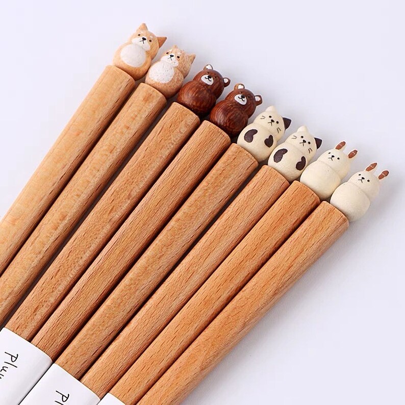 Japan Plumpy Cutie Animal Chopsticks - Etsy