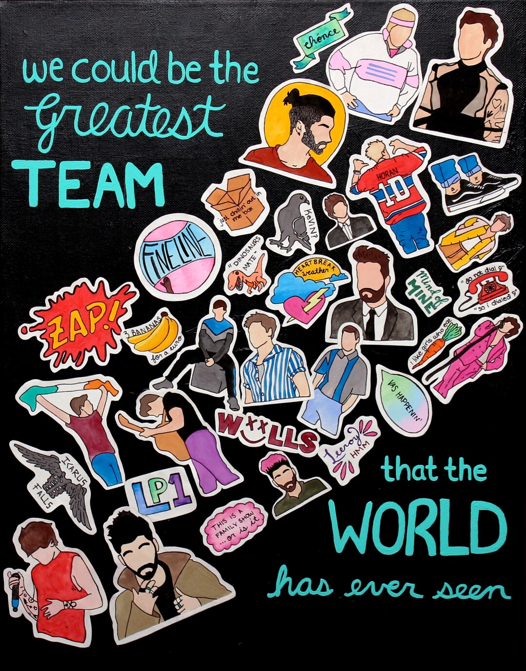 One Direction Decoupage - Etsy