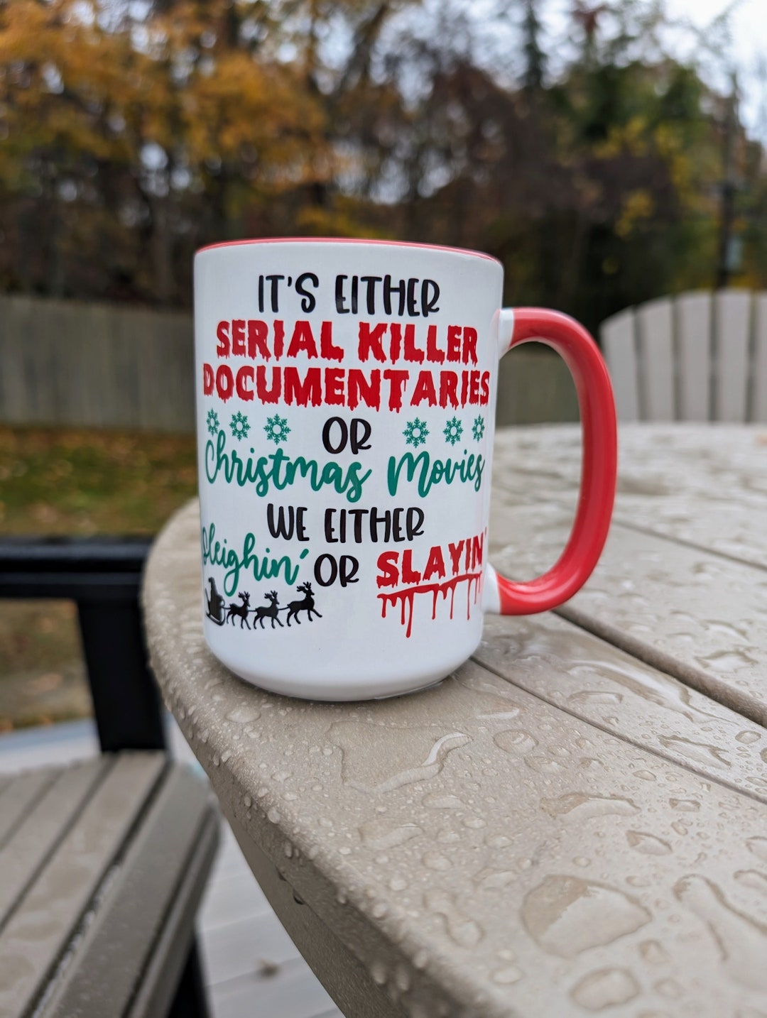 It's Either Serial Killer Document or Christmas Movies - Sleighin' or ...