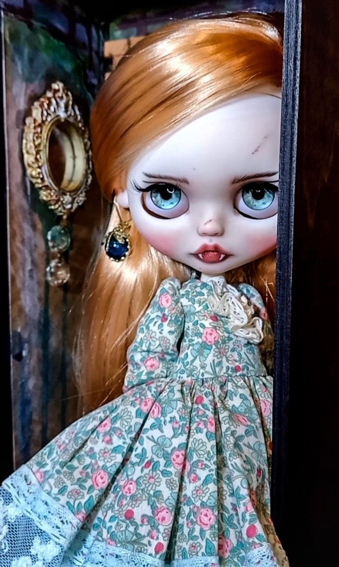 Custom Blythe Vampire Doll, Ooak Byte, Art Doll, Collectible Doll - Etsy