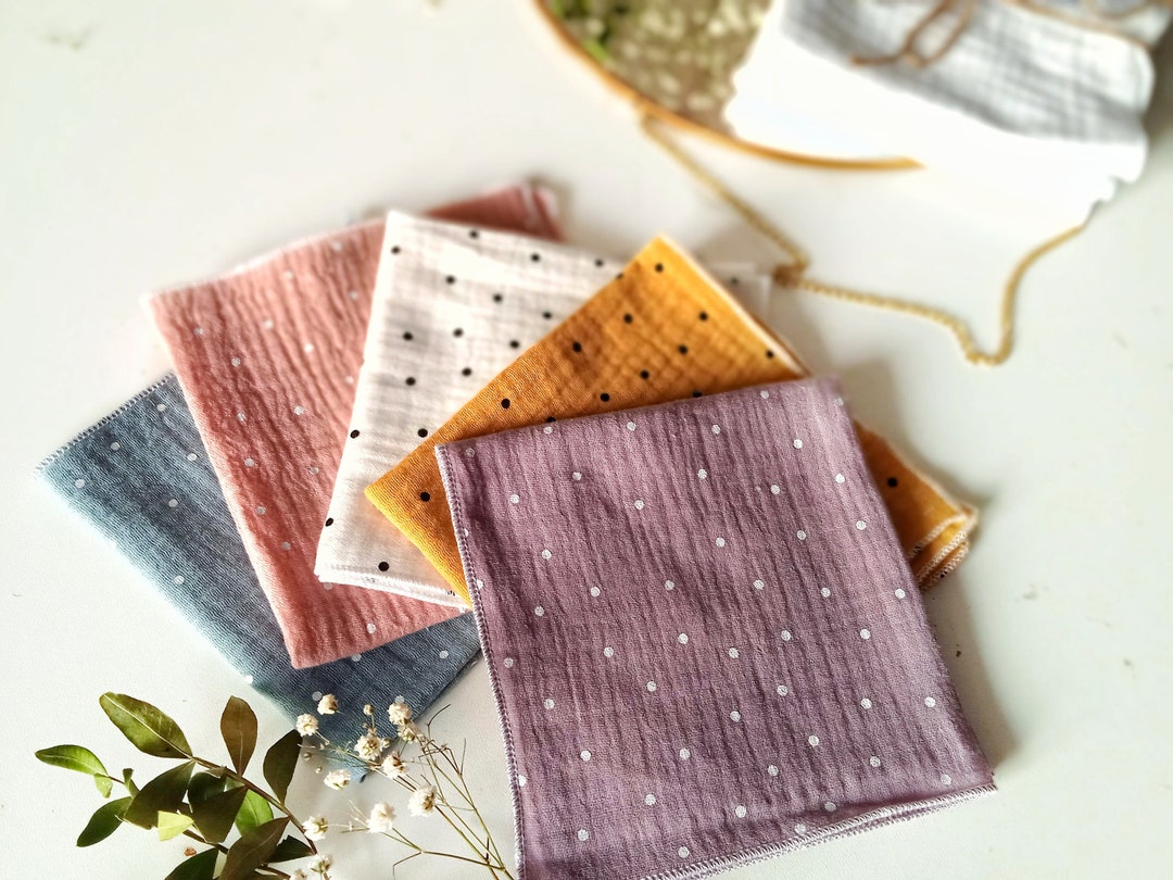 Cotton Handkerchiefs for Women, Eco Friendly Gifts, Organic Reusable ...