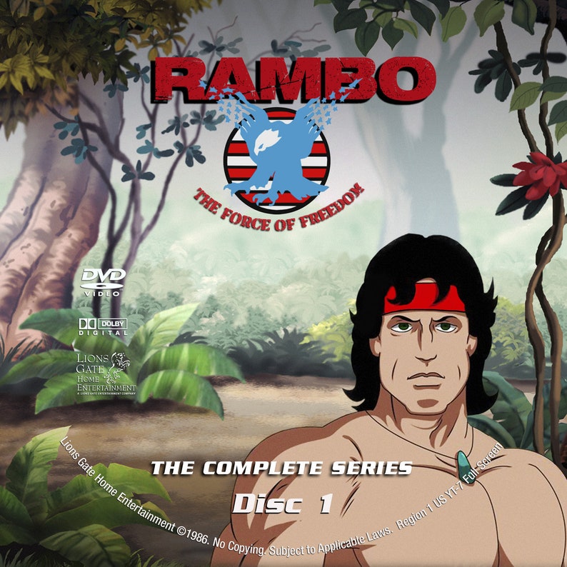 Rambo: the Force of Freedom 6 DVD Set - Etsy