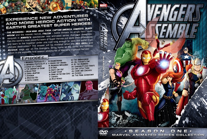 Avengers Assemble Season 1 Dvd 26 Episodes - Etsy