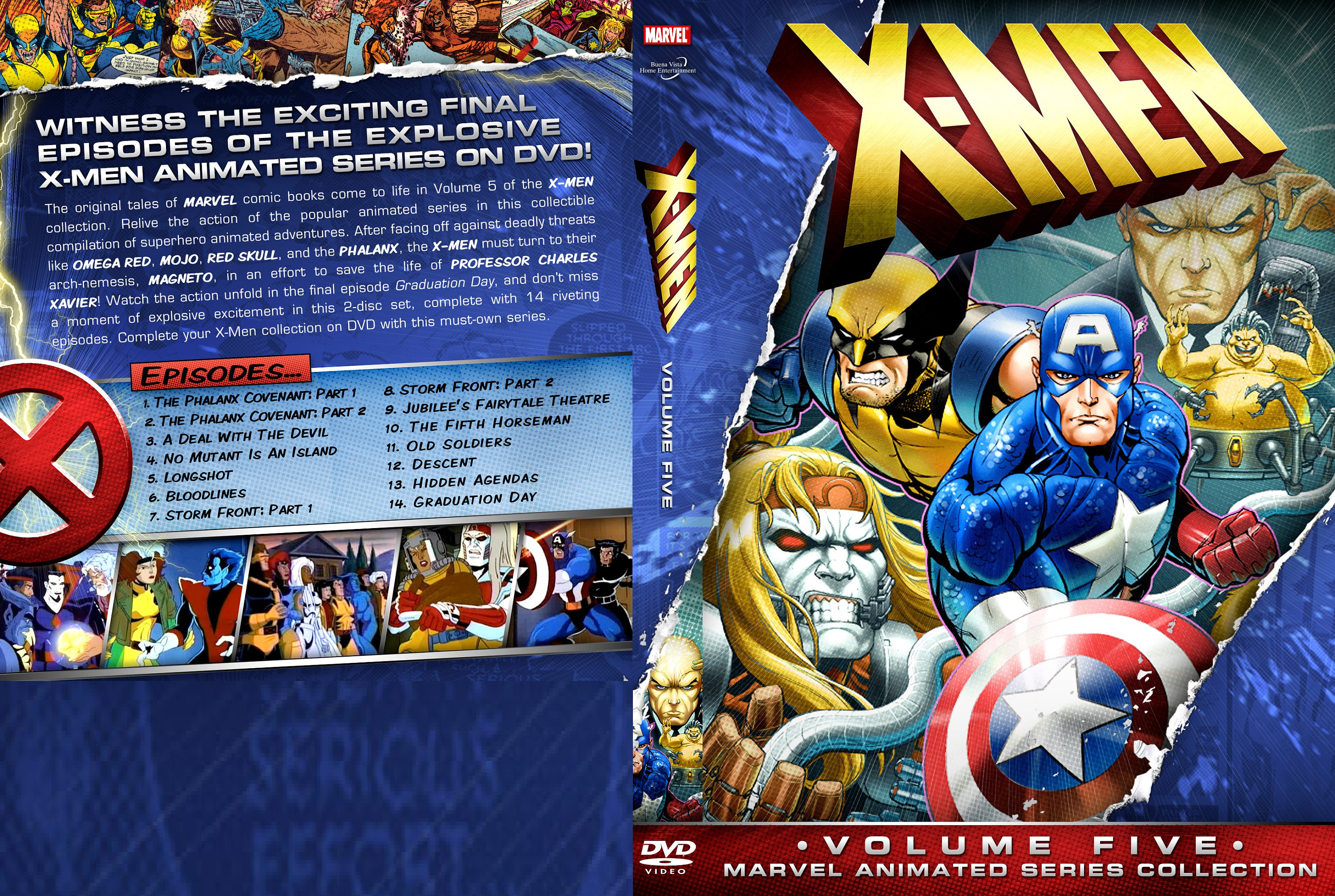 X Men Cartoon Dvd