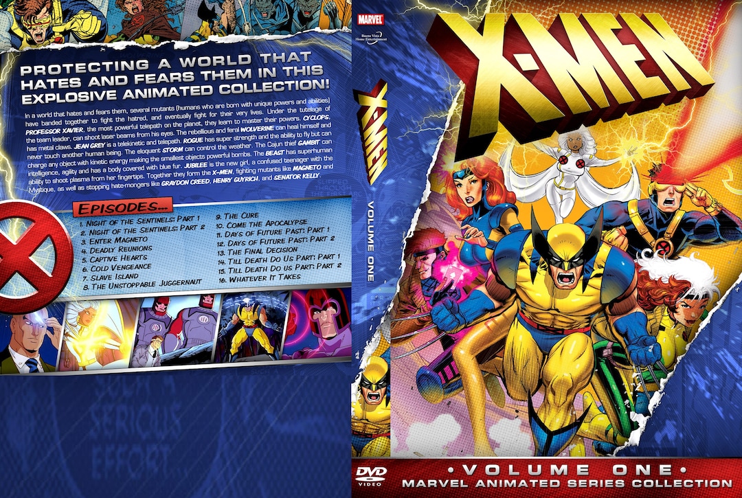 Xmen Animated Series Volume One 2 DISC SET - Etsy