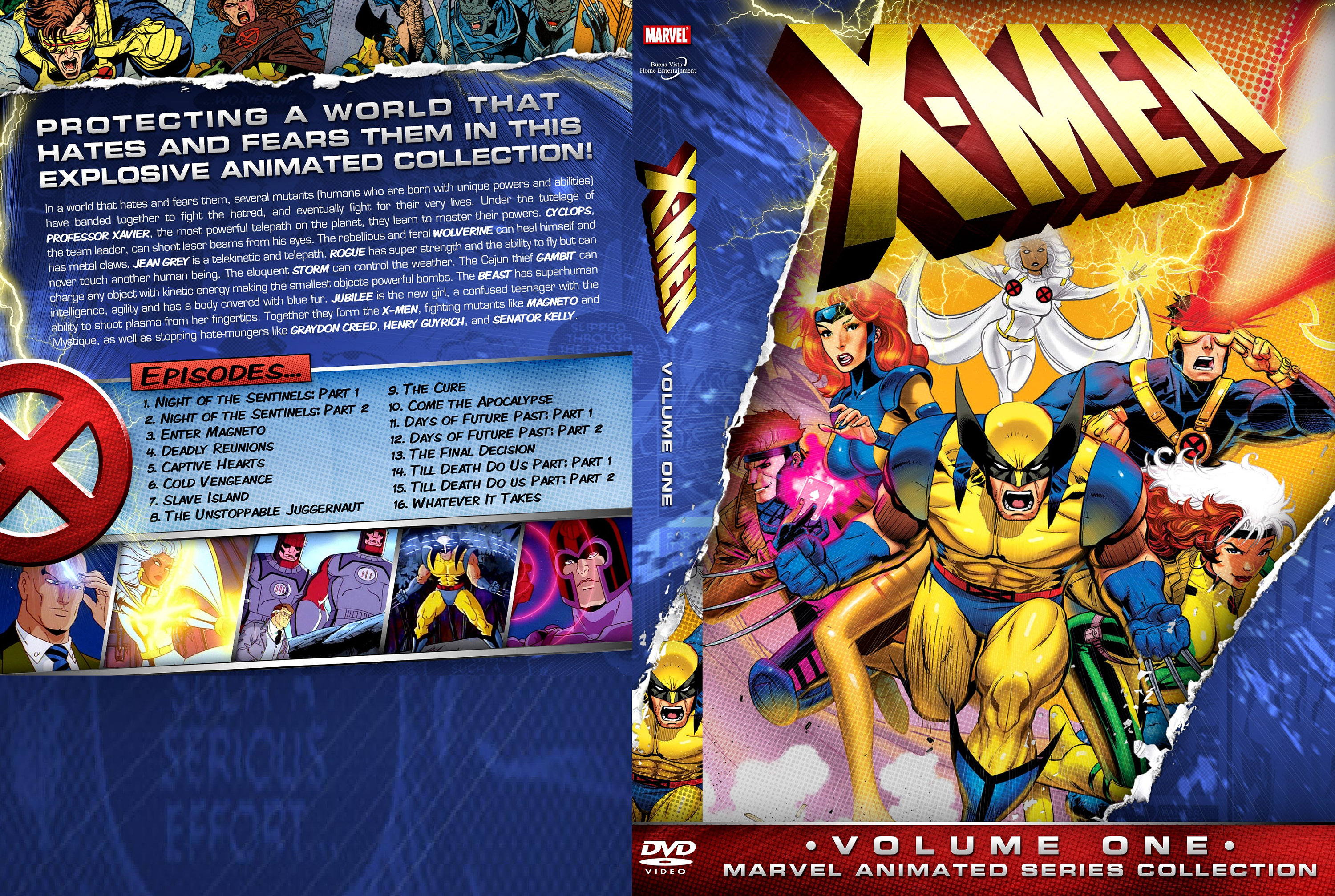 X Men Cartoon Dvd