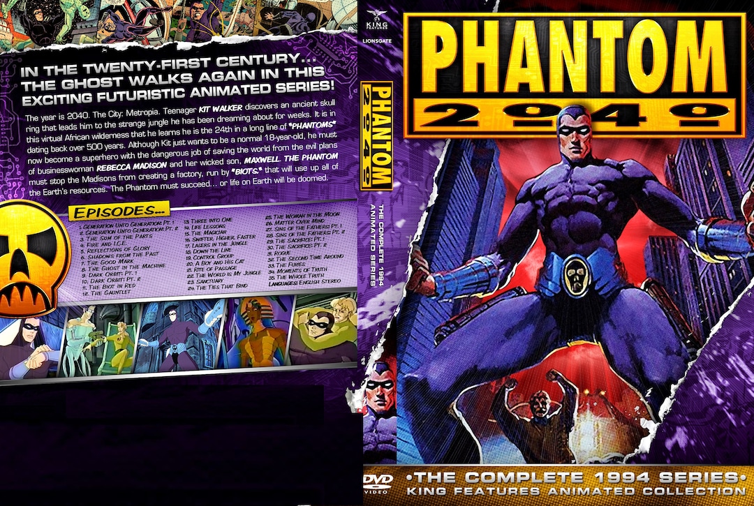 Serie de dibujos animados Phantom 2040 1994-1996 - Etsy México