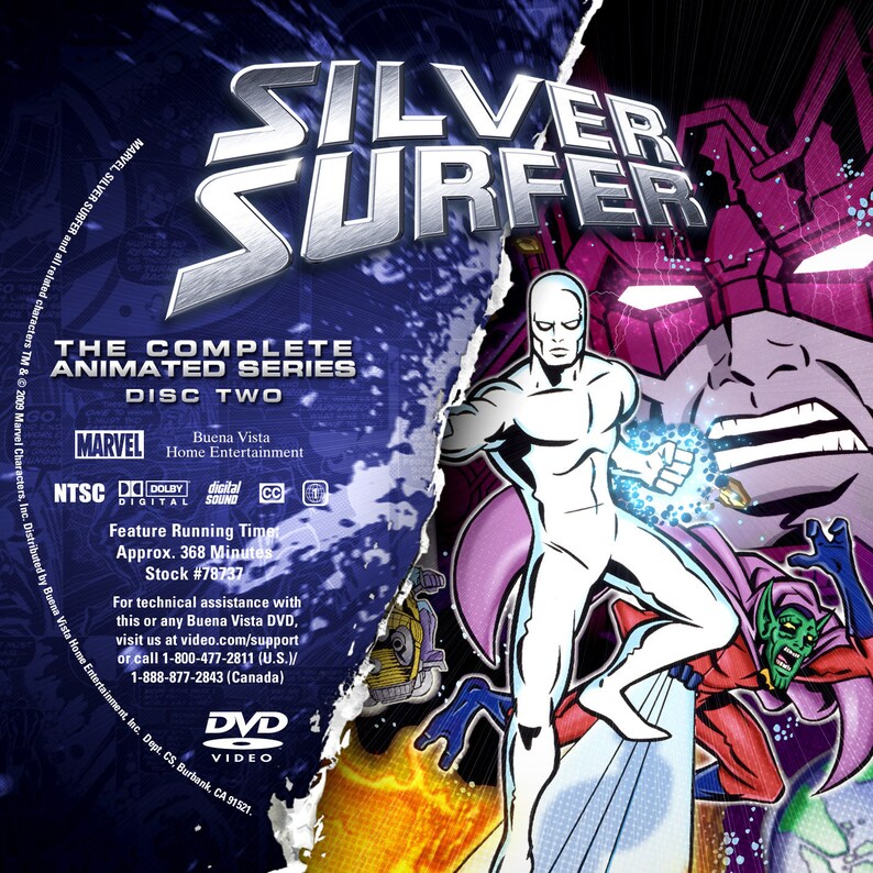 Silver Surfer TV Series the Complete Collection - Etsy
