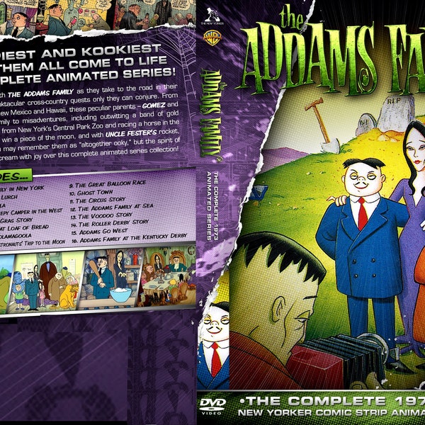 Addams Family Animated Series Dvd - Etsy