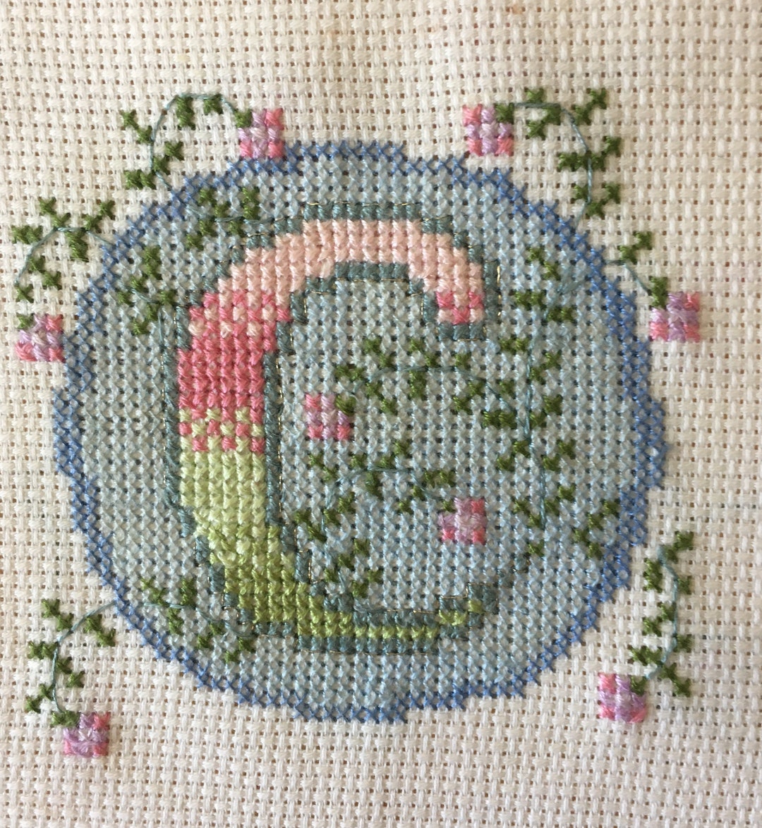 Cross Stitch Letter C - Etsy