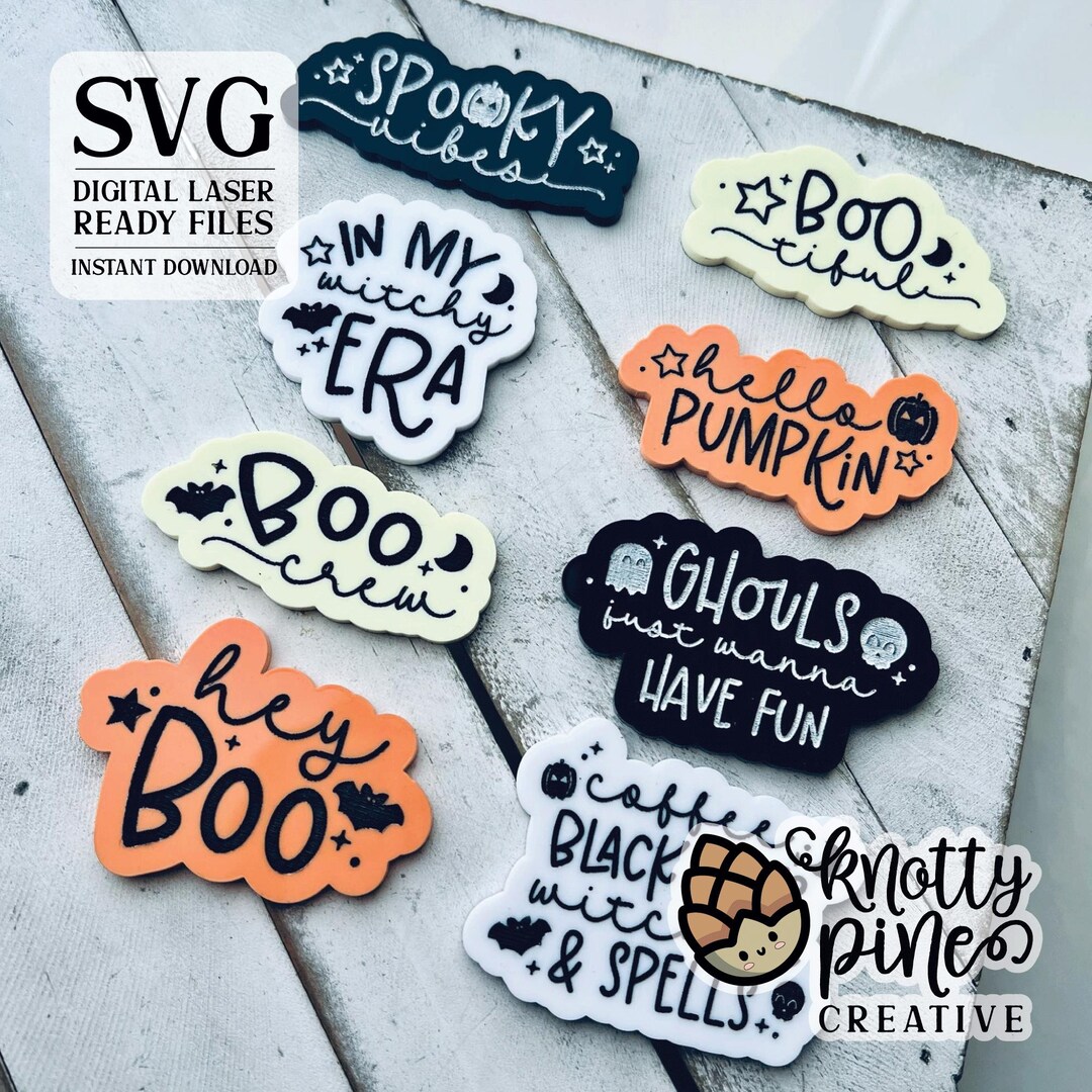Halloween Magnets, Halloween Svg, Halloween Bundle, Mom Gift, Spooky ...