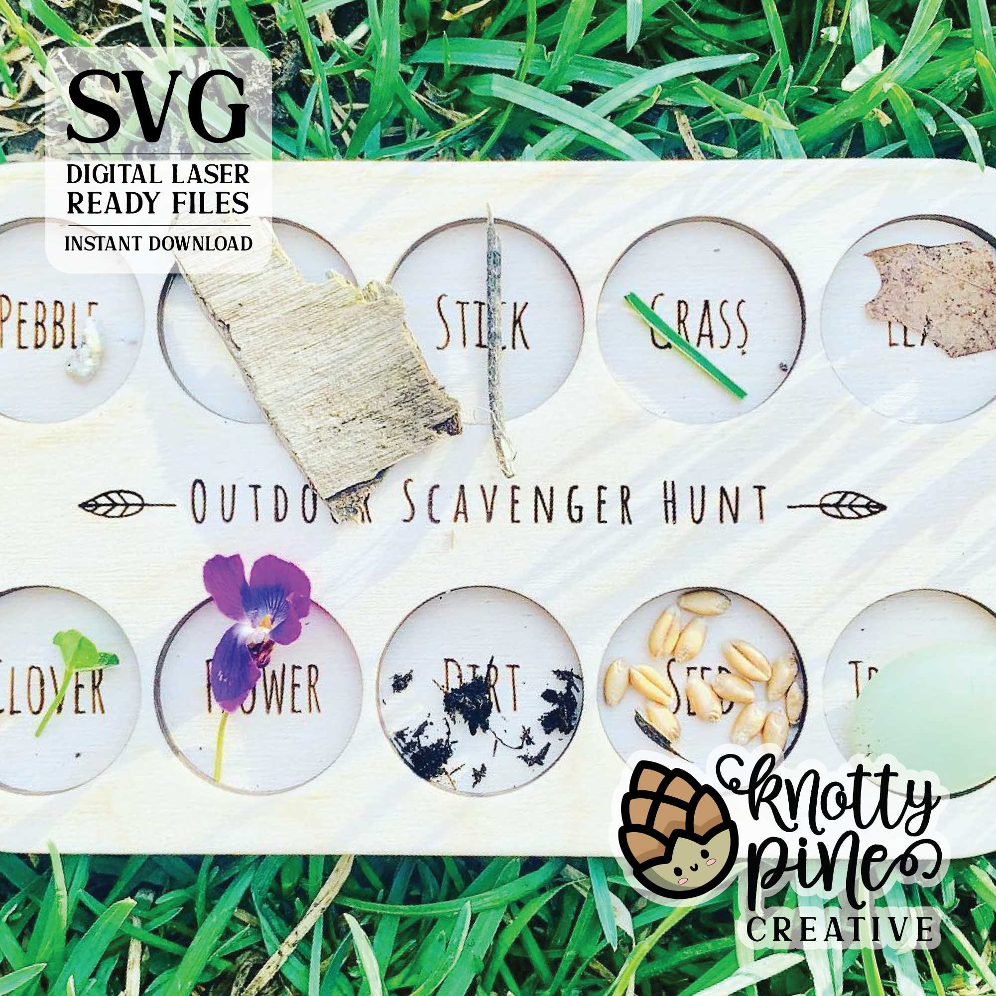 KIDS Outdoor Scavenger Hunt Svg Minimalist SCAVENGER HUNT - Etsy Canada