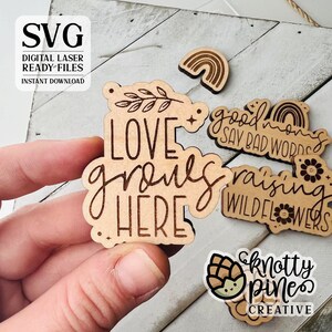 Mom Magnets Svg, Love Grows Here, Raising Wildflowers, Good Moms Say ...