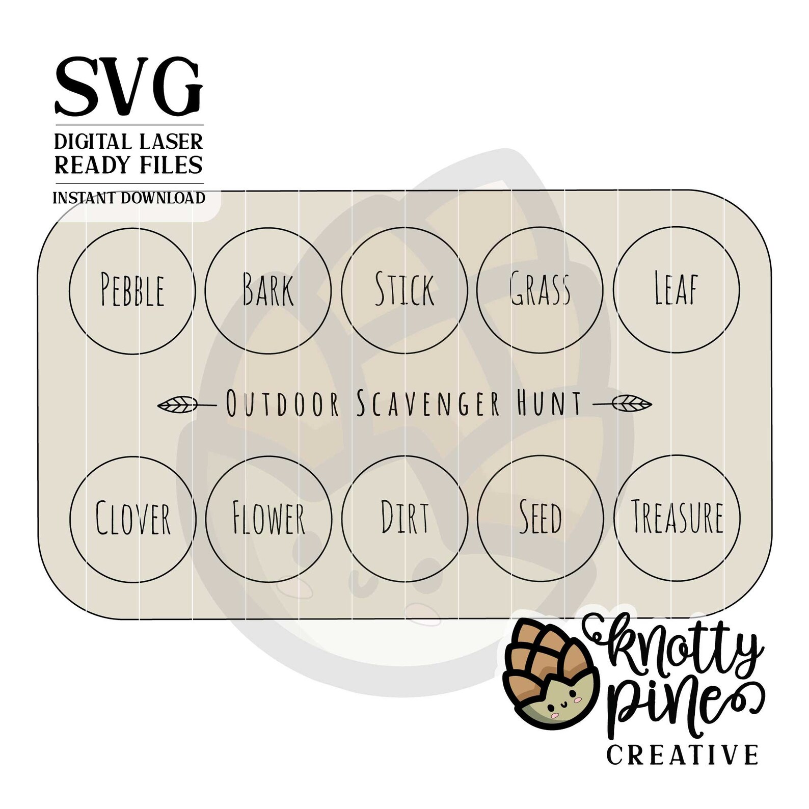 KIDS Outdoor Scavenger Hunt Svg Minimalist SCAVENGER HUNT - Etsy Canada