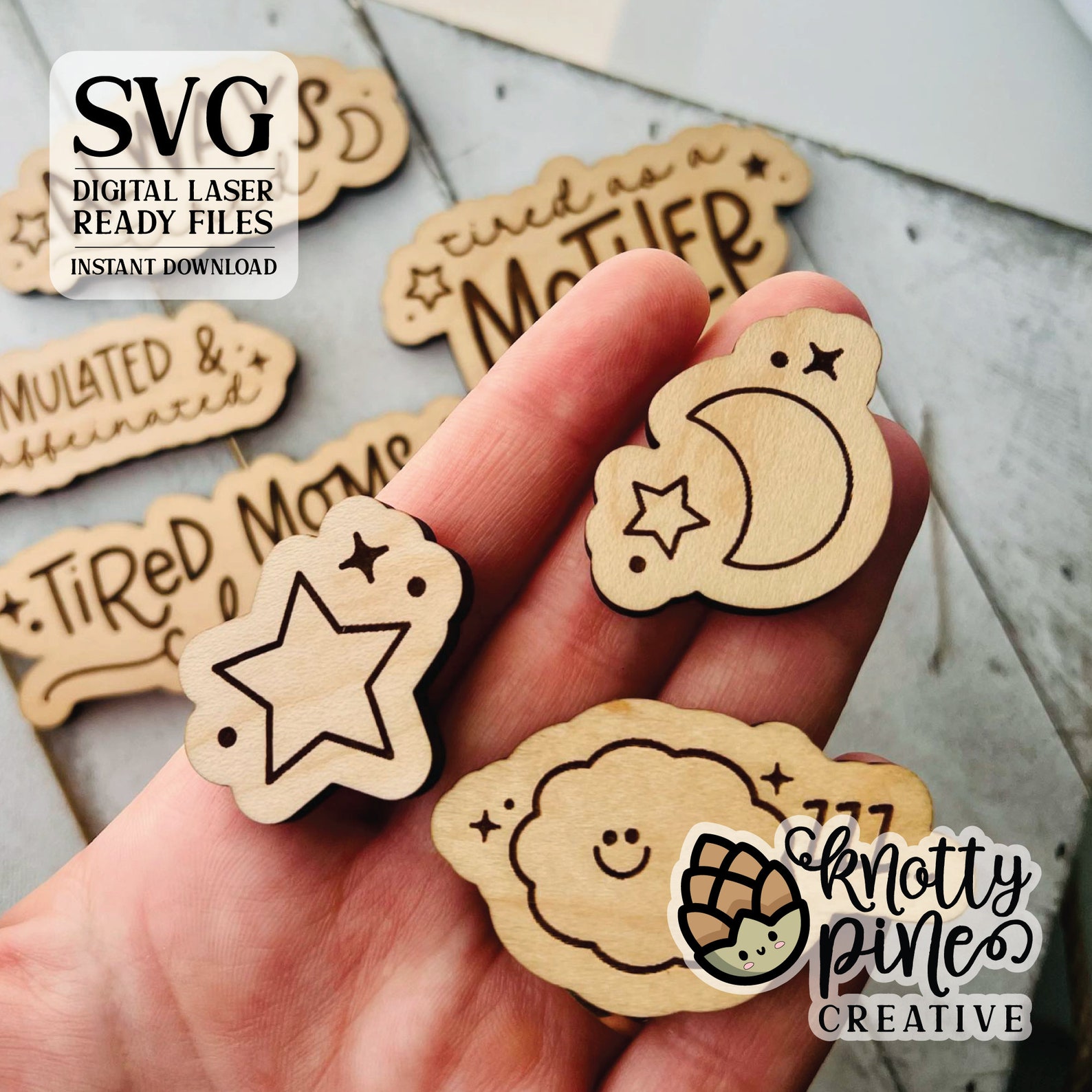 Mom Magnets Svg, Mom Gift Svg, Tired Moms Club, Tired as a Mother ...