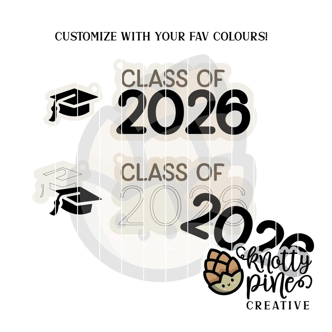 Graduation Keychain Svg, Class of 2026 Svg, Grad Keychain Svg ...