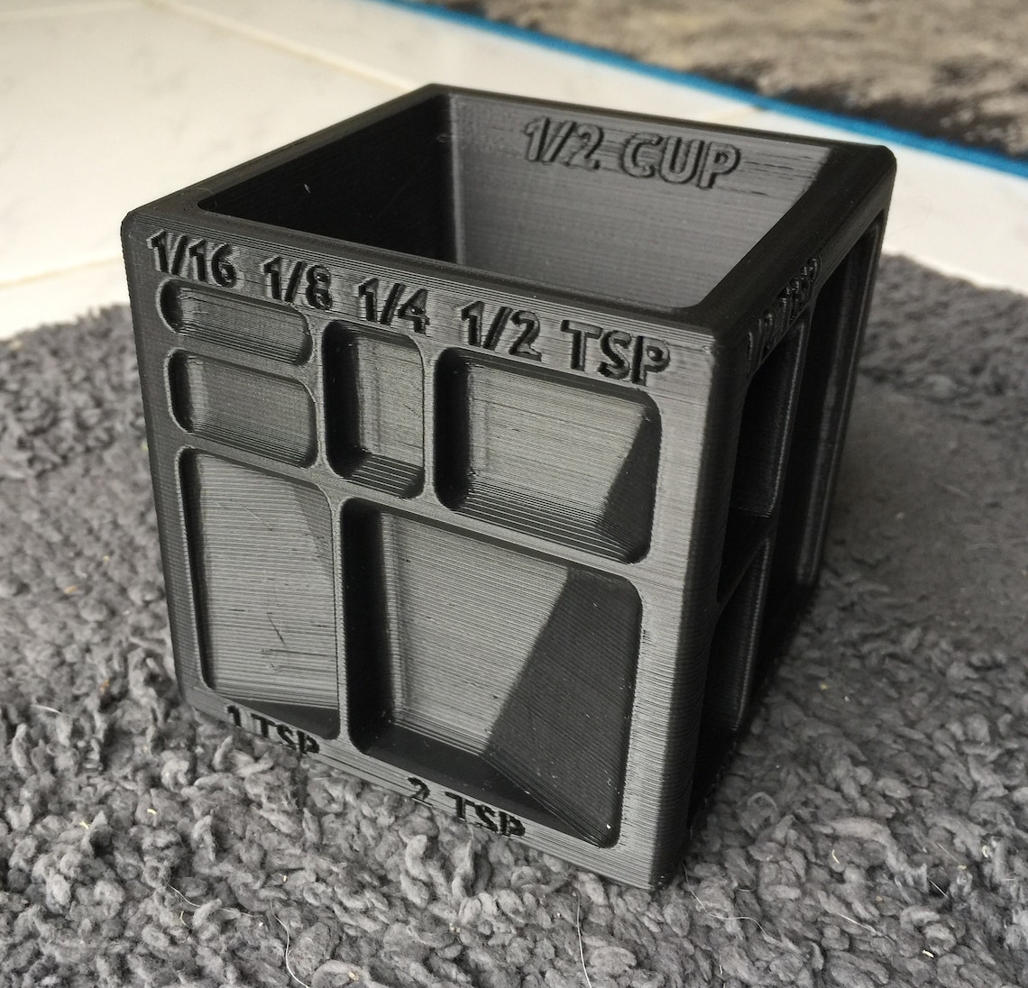 3D Printed Bakercube the Best Measuring Cup | Etsy