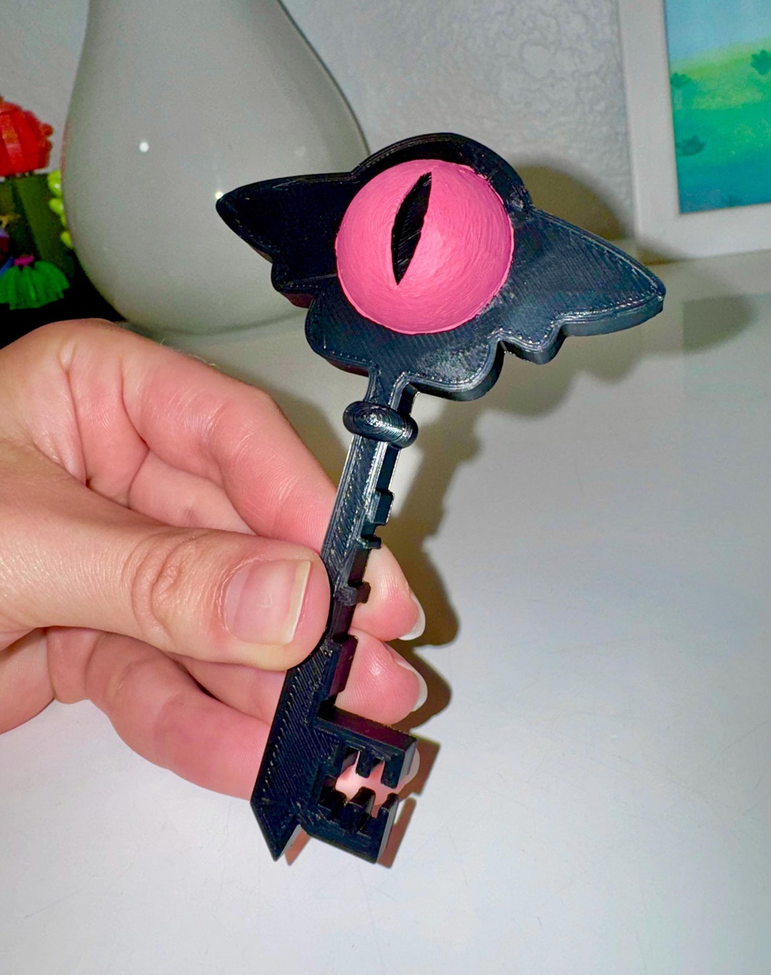 Hazbin Hotel Key 3D Printed and Painted Model—life-sized Model of the ...