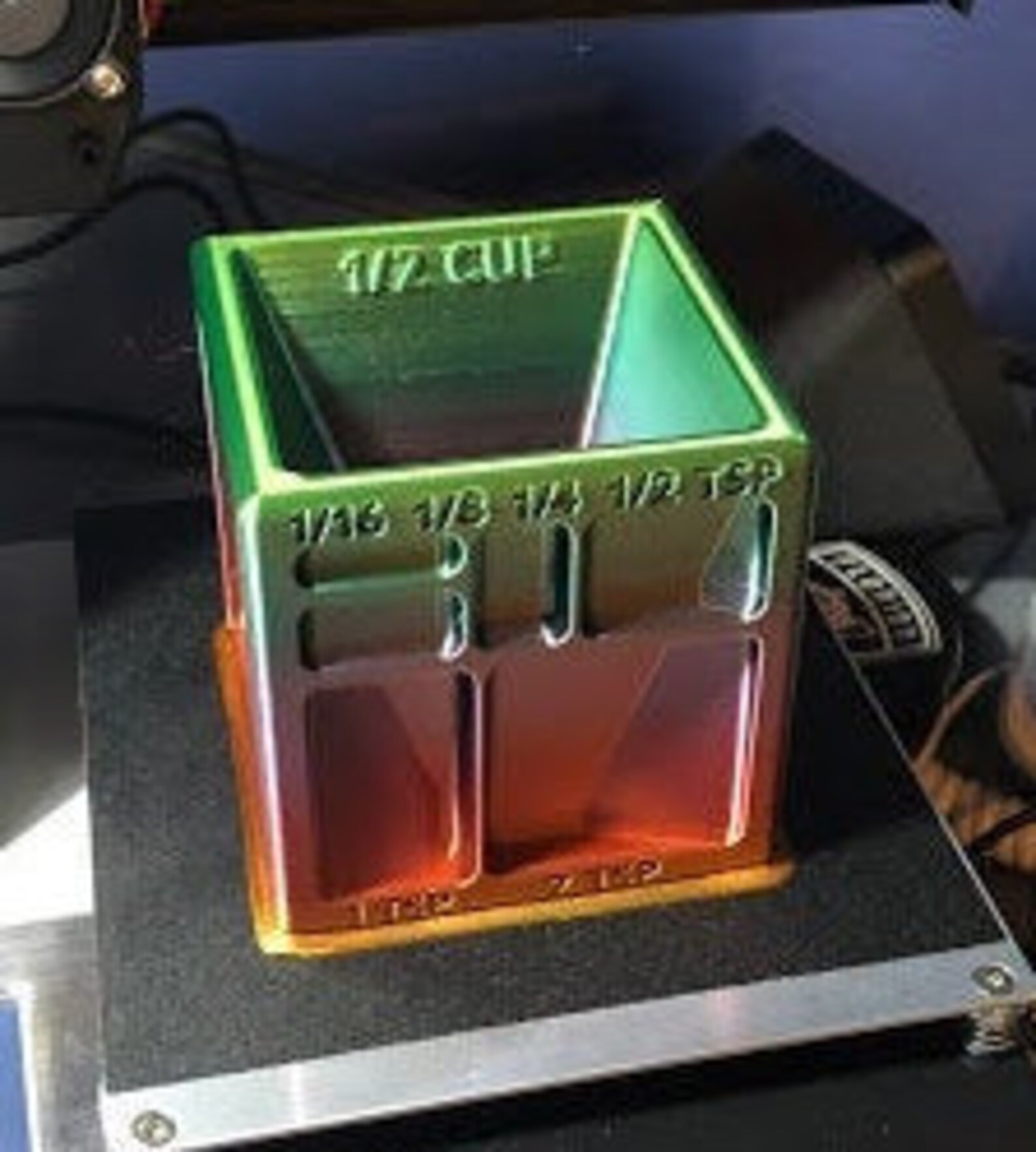 3D Printed Bakercube the Best Measuring Cup | Etsy