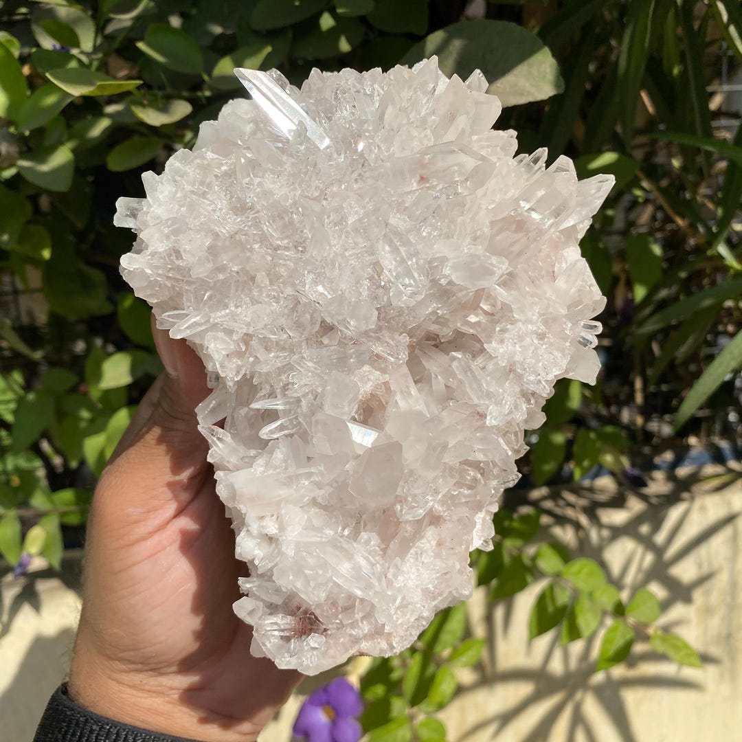 Himalayan Quartz Multi-pointed Cluster 1.120kg Healing Quartz Crystal ...