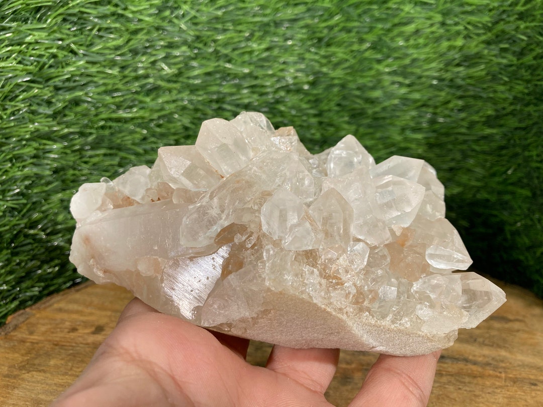 Himalayan Quartz Raw Pink Himalayan Quartz 603 Gm Raw Pink - Etsy