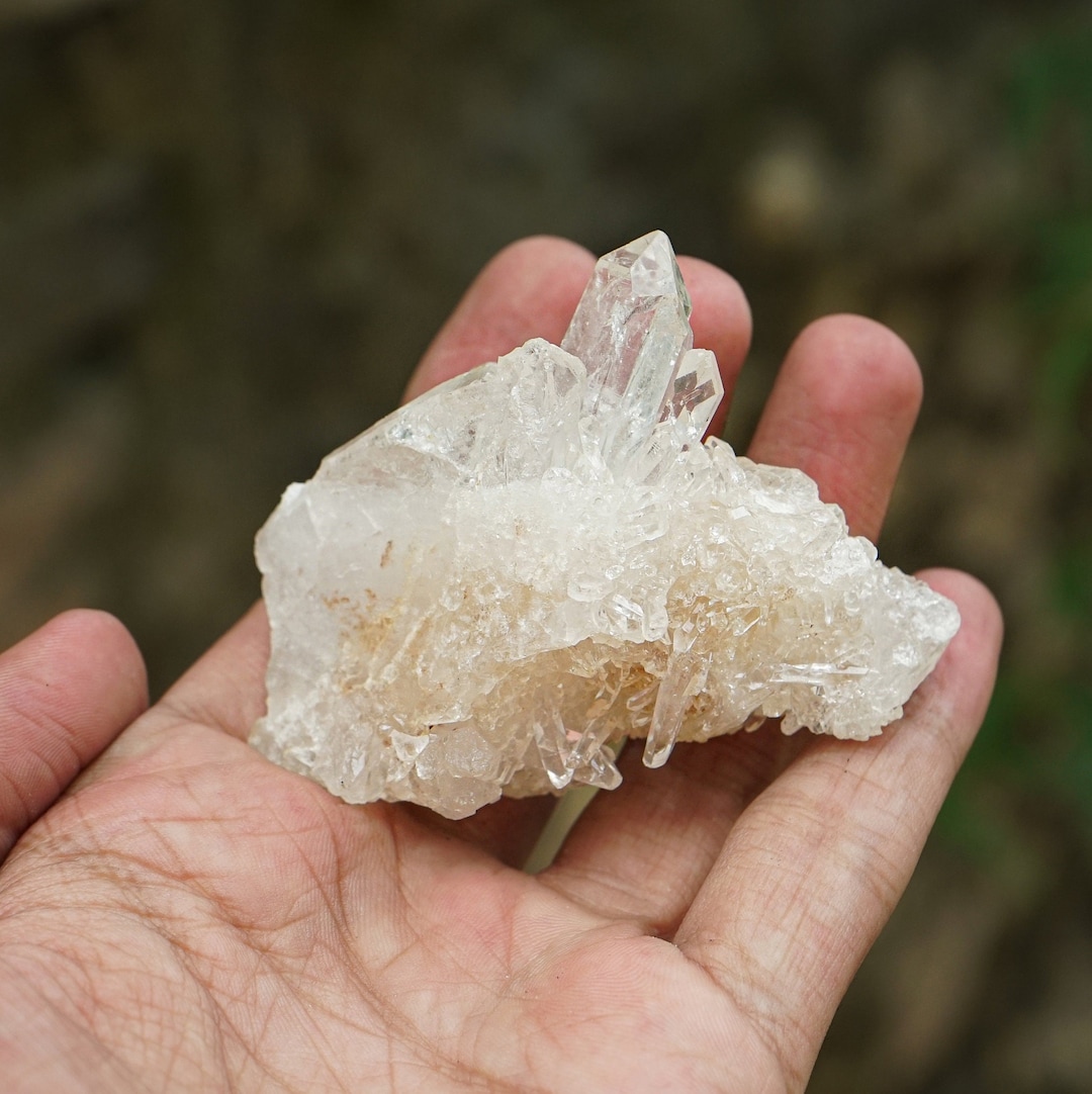 Natural Himalayan White Samadhi Crystal 104gm Quartz Rough - Etsy