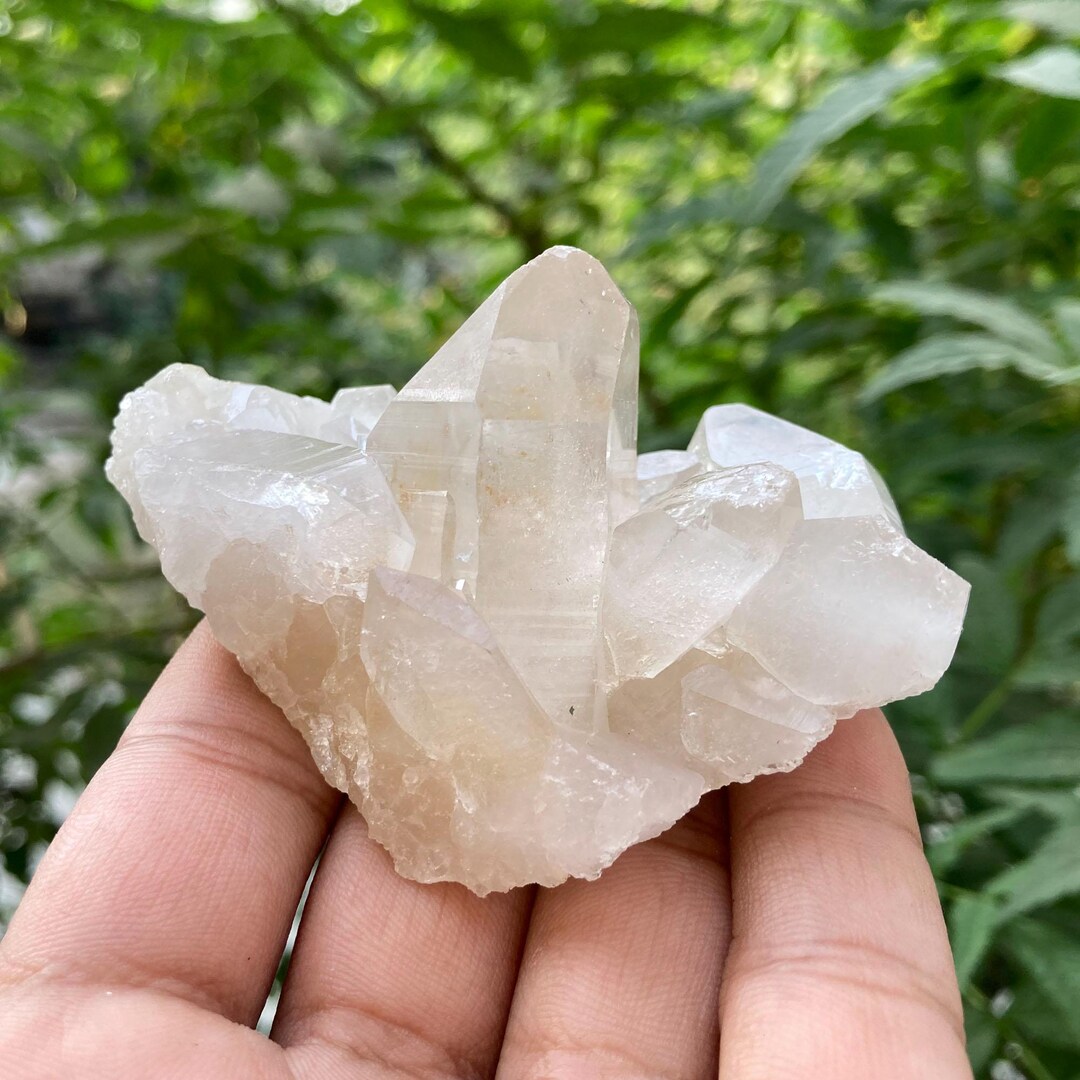 Natural White Quartz Crystal Display Specimen Rough Cluster 120g - Etsy