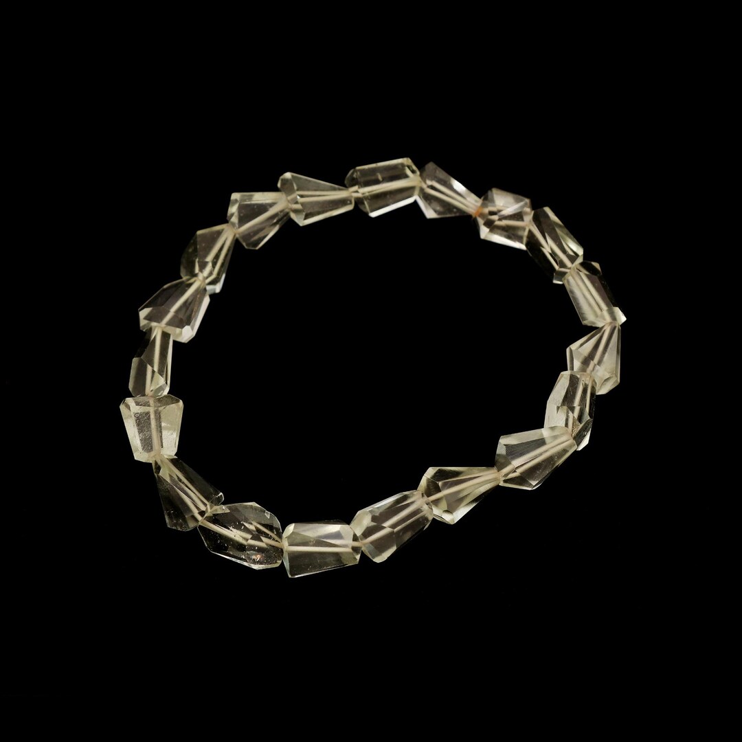 Natural Fancy Desert Libyan Glass Bracelet, Beautiful Faceted Gemstone ...