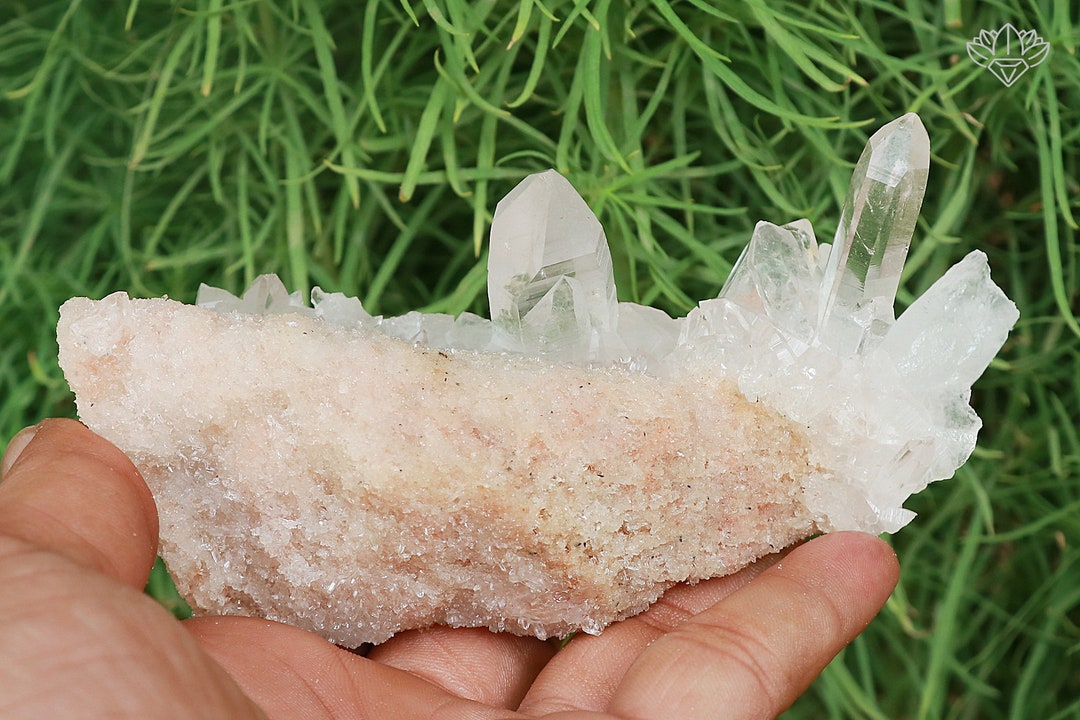 Natural White Samadhi Quartz Cluster Stone Rough 265gm Beautiful Multi ...