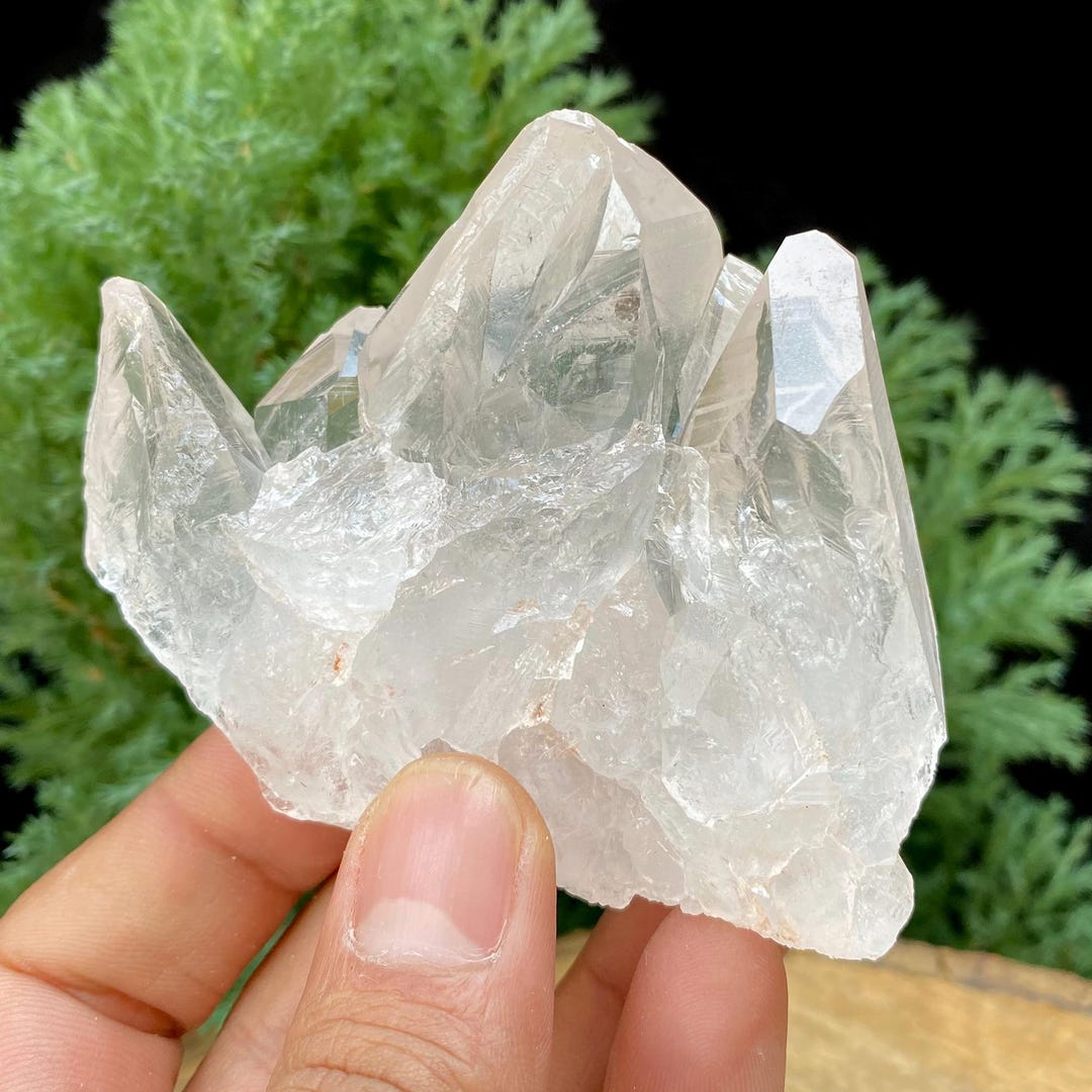 180gm Natural Pointed White Quartz Rough | Raw Gemstone for Meditation ...