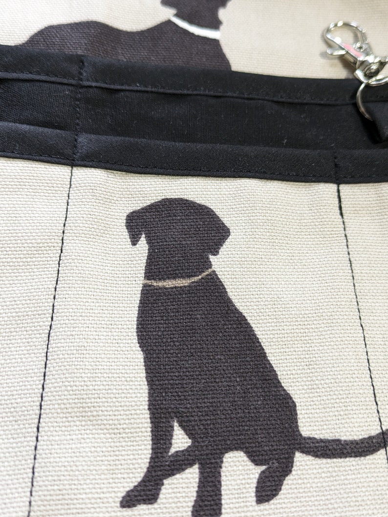 Black Labrador Nurse Hip Pouch Bag, Makeup Artist Bag, Veterinary ...