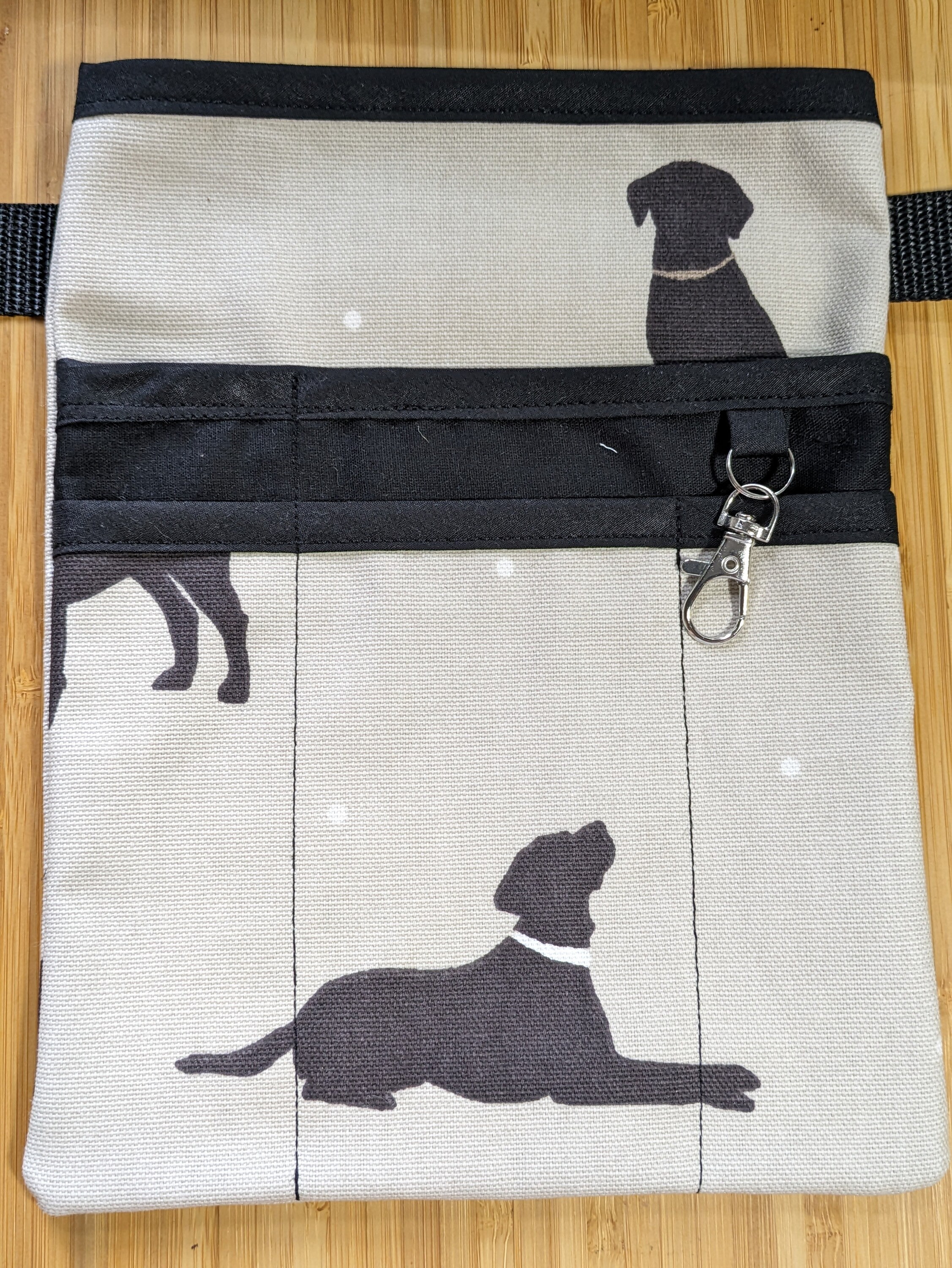Black Labrador Nurse Hip Pouch Bag, Makeup Artist Bag, Veterinary ...