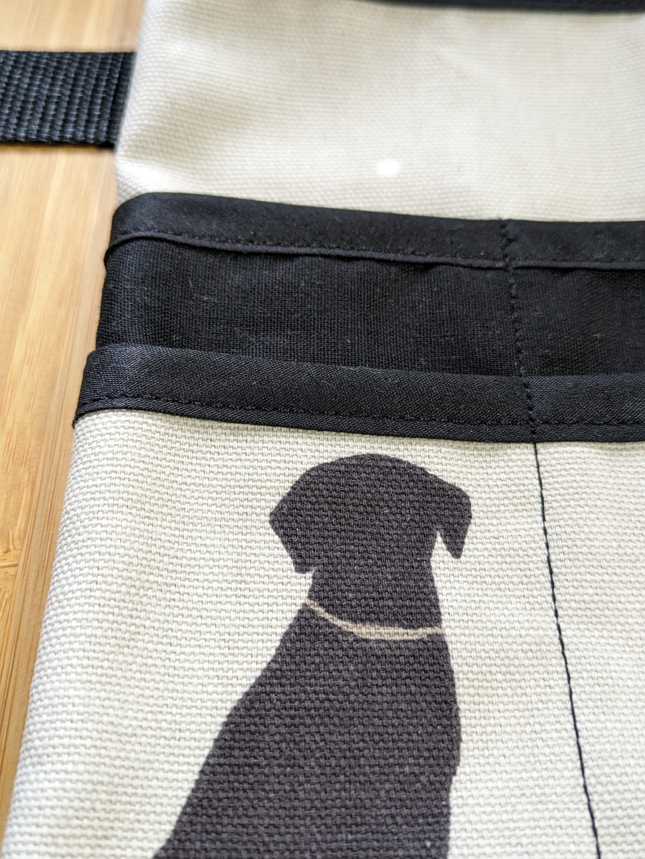 Black Labrador Nurse Hip Pouch Bag, Makeup Artist Bag, Veterinary ...